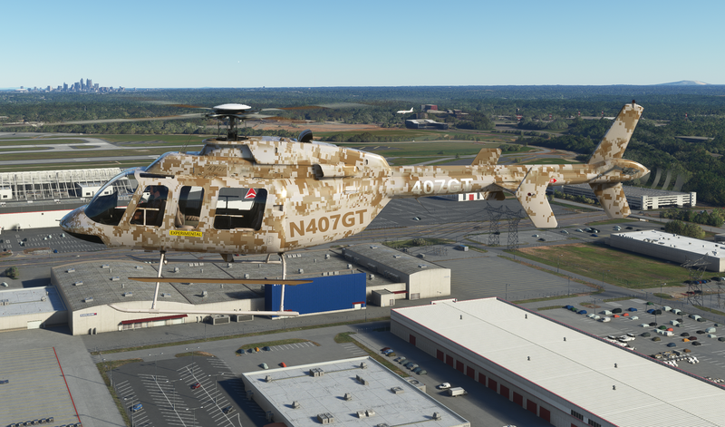 Bell 407GT Experimental Military Helicopter for Microsoft Flight ...