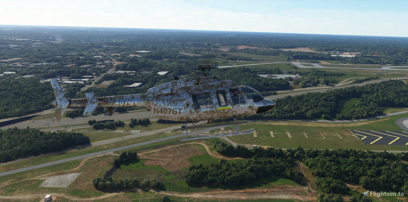 Bell 407GT Experimental Military Helicopter for Microsoft Flight ...