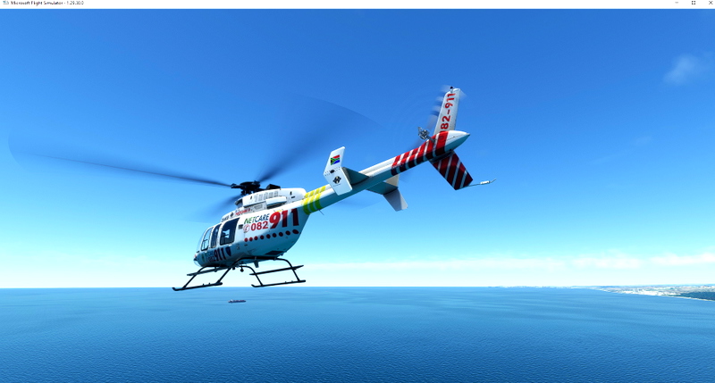 Bell407 Netcare-911 for Microsoft Flight Simulator | MSFS