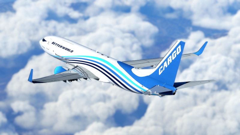 Better World VA PMDG Boeing 737-800 BCF - 8K für Microsoft Flight Simulator | MSFS