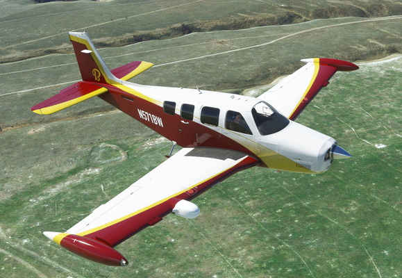 Black Square Analog A36 Bonanza Modern Blue & N62JR for Microsoft ...