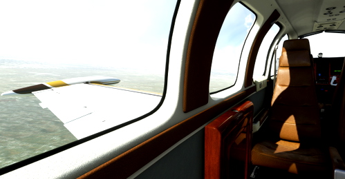 Black Square Analog A36 Bonanza That 70s Look for Microsoft Flight ...