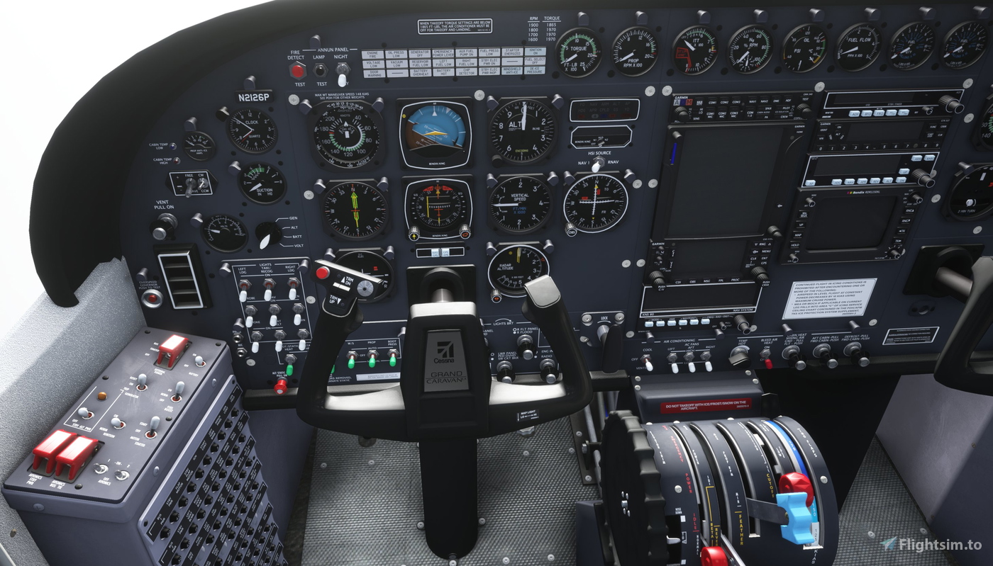 Black Square C208 | U. S. AIR FORCE for Microsoft Flight Simulator | MSFS