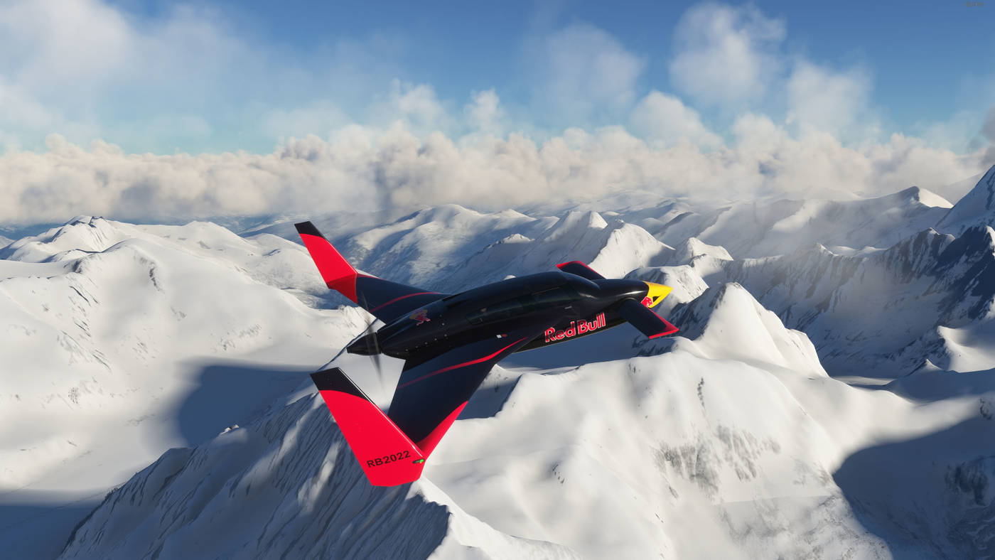 Black Square Velocity XL Red Bull Black | 8K for Microsoft Flight ...
