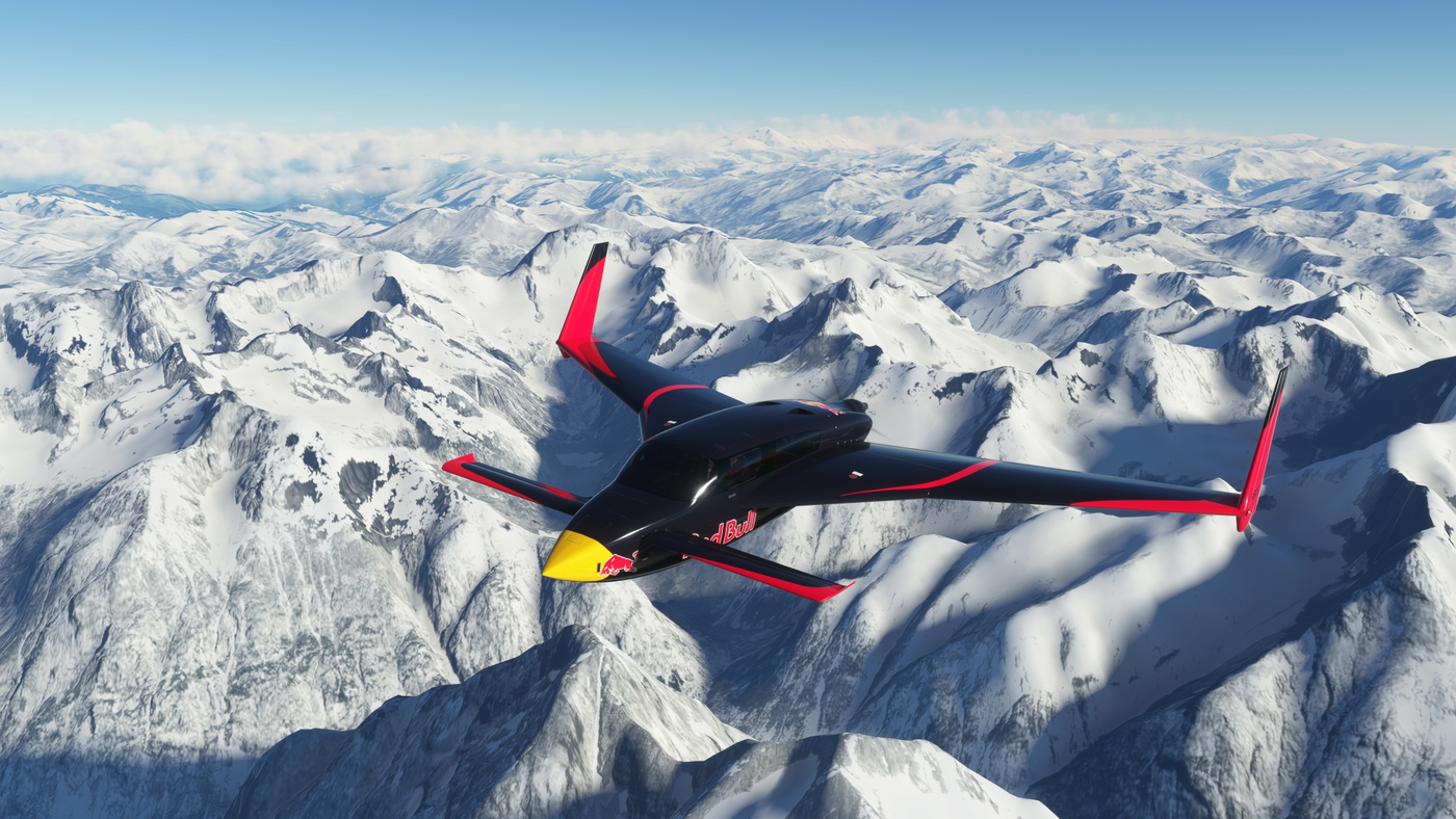 Black Square Velocity XL Red Bull Black | 8K for Microsoft Flight ...