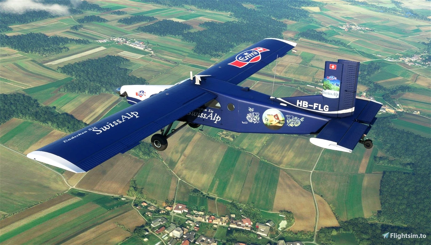 Blackbird PC6 HB-FLG for Microsoft Flight Simulator | MSFS