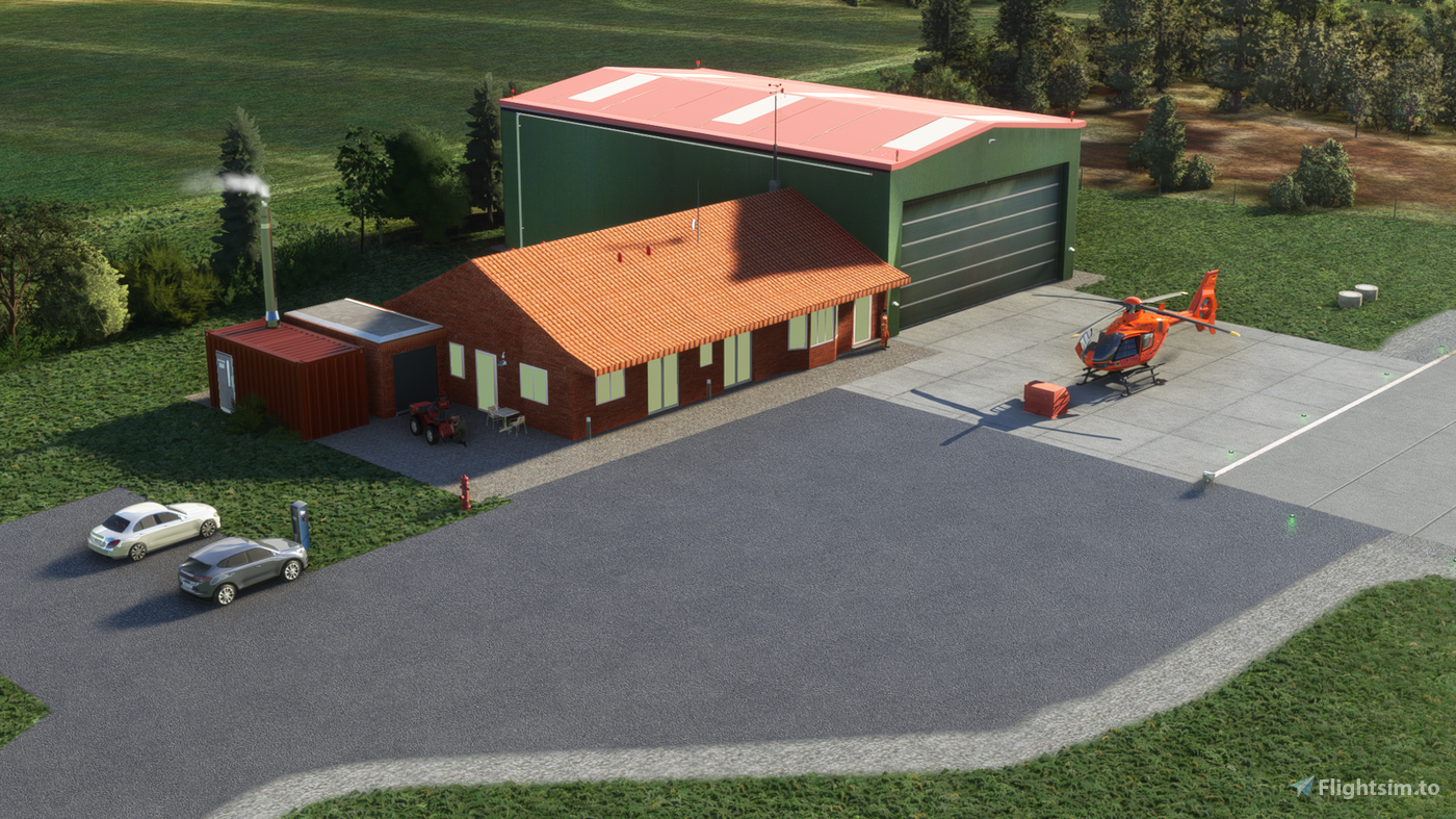 BMI Luftrettung rescue base, Christoph 12 + Emergency scenarios for ...