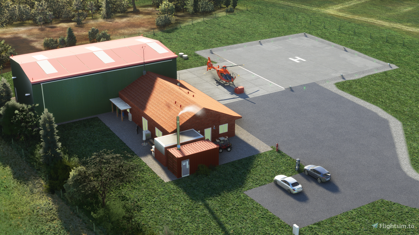 BMI Luftrettung rescue base, Christoph 12 + Emergency scenarios for ...