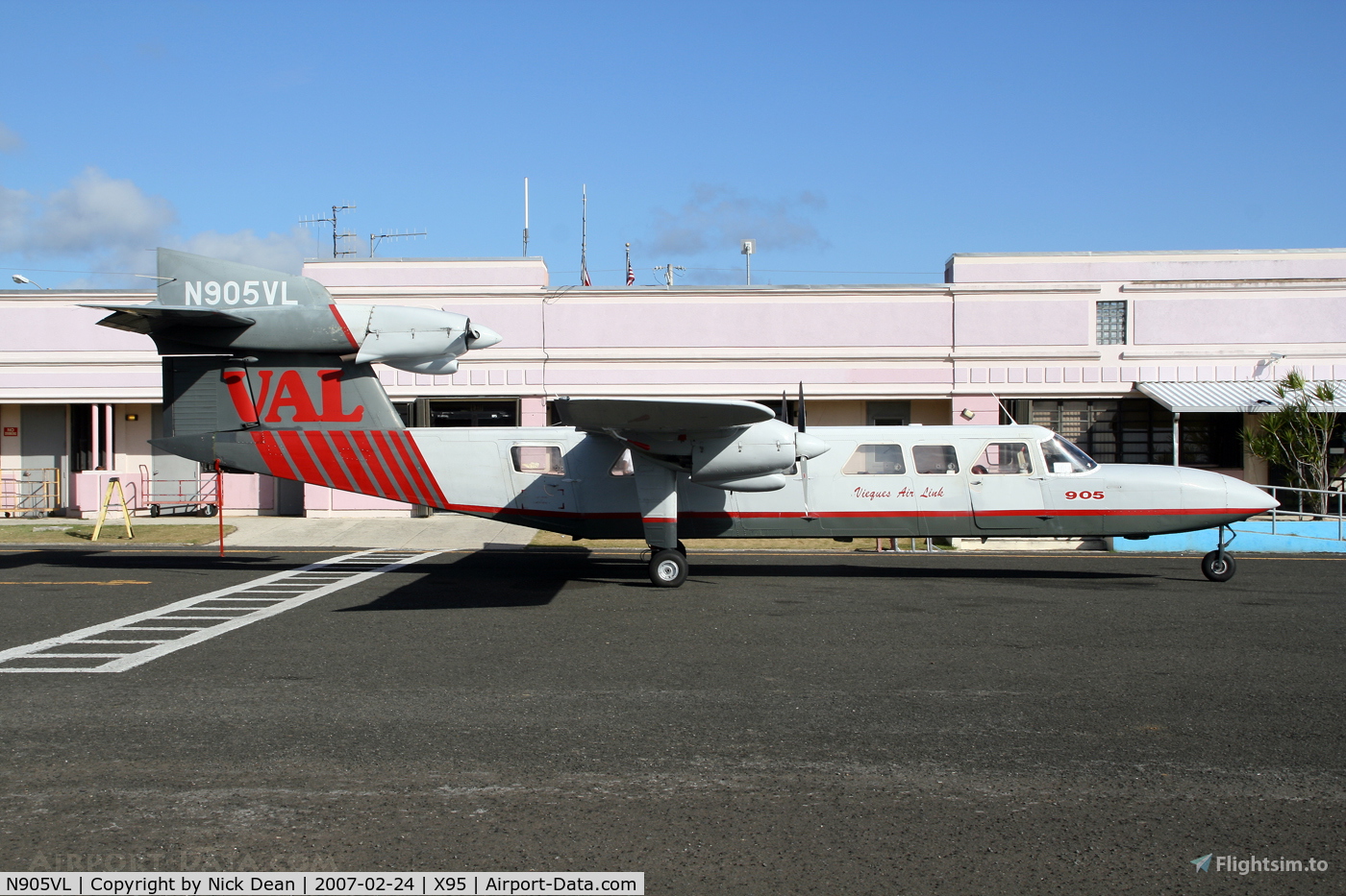 BN2-111 Trislander Vieques Air Link VAL (Vintage scheme) for Microsoft ...