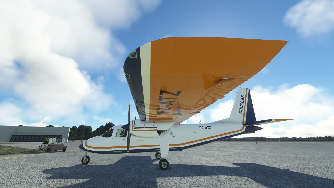 BN2 Islander repaint request Douglas Airways pour Microsoft Flight ...