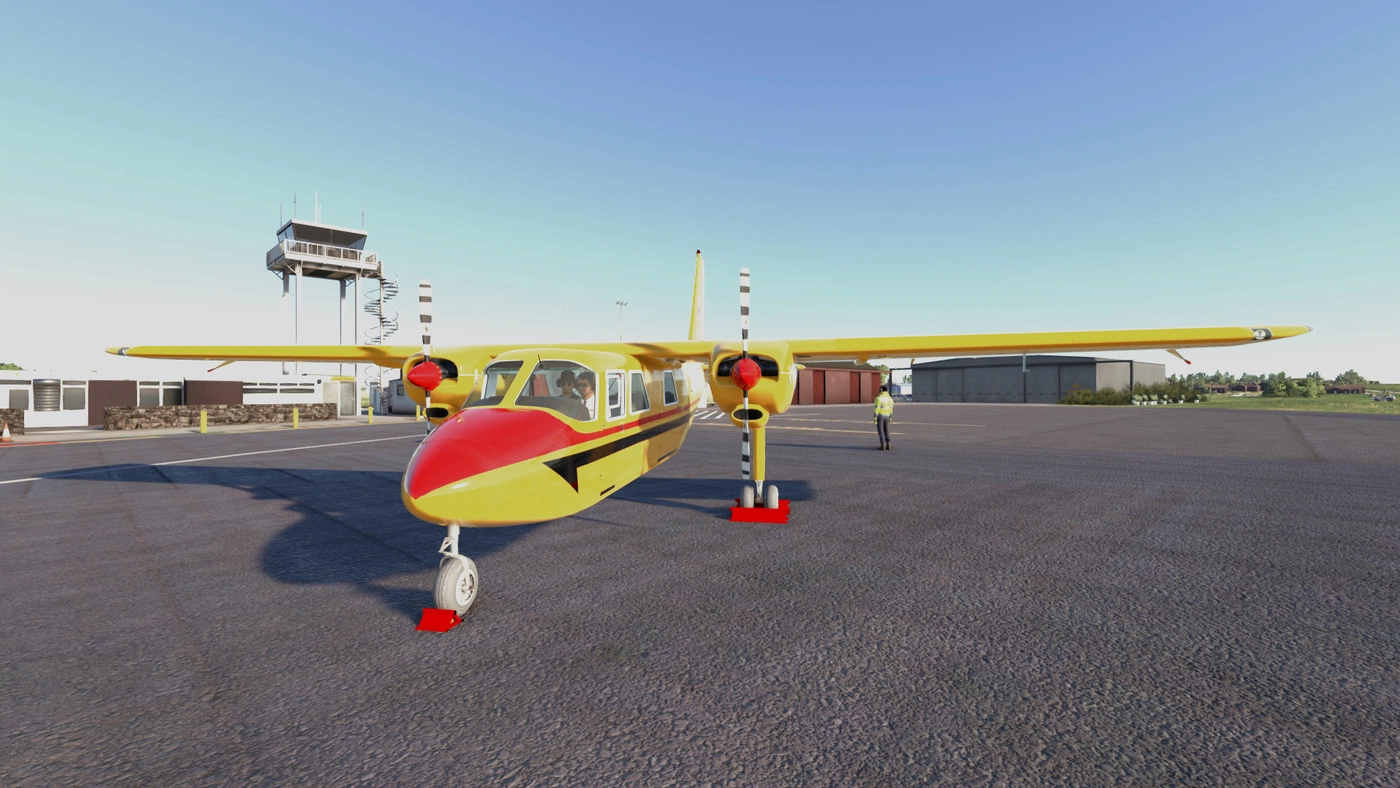 BN2A Islander Aurigny Air Services G-AXWP (V2) for Microsoft Flight ...