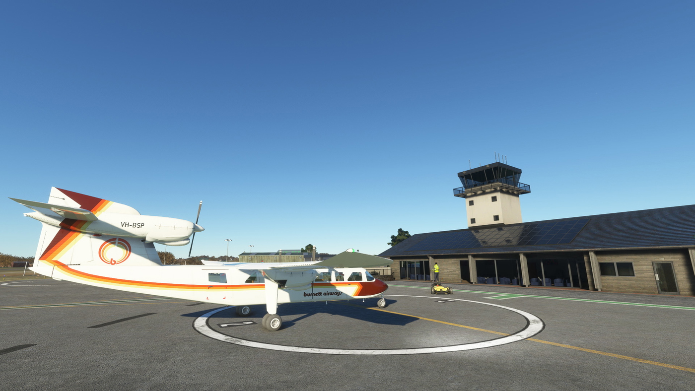 BN2A MK111 Trislander repaint in Burnett Airways VH-BSP Livery for ...