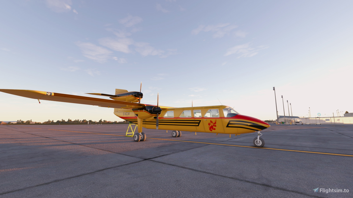 BN2A-MkIII Trislander Aurigny G-AZJA for Microsoft Flight Simulator | MSFS