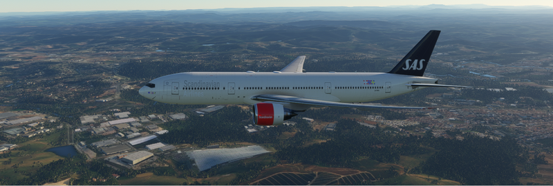 Boeing 777-2000 Scandinavian airlines 2000 livery for Microsoft Flight ...