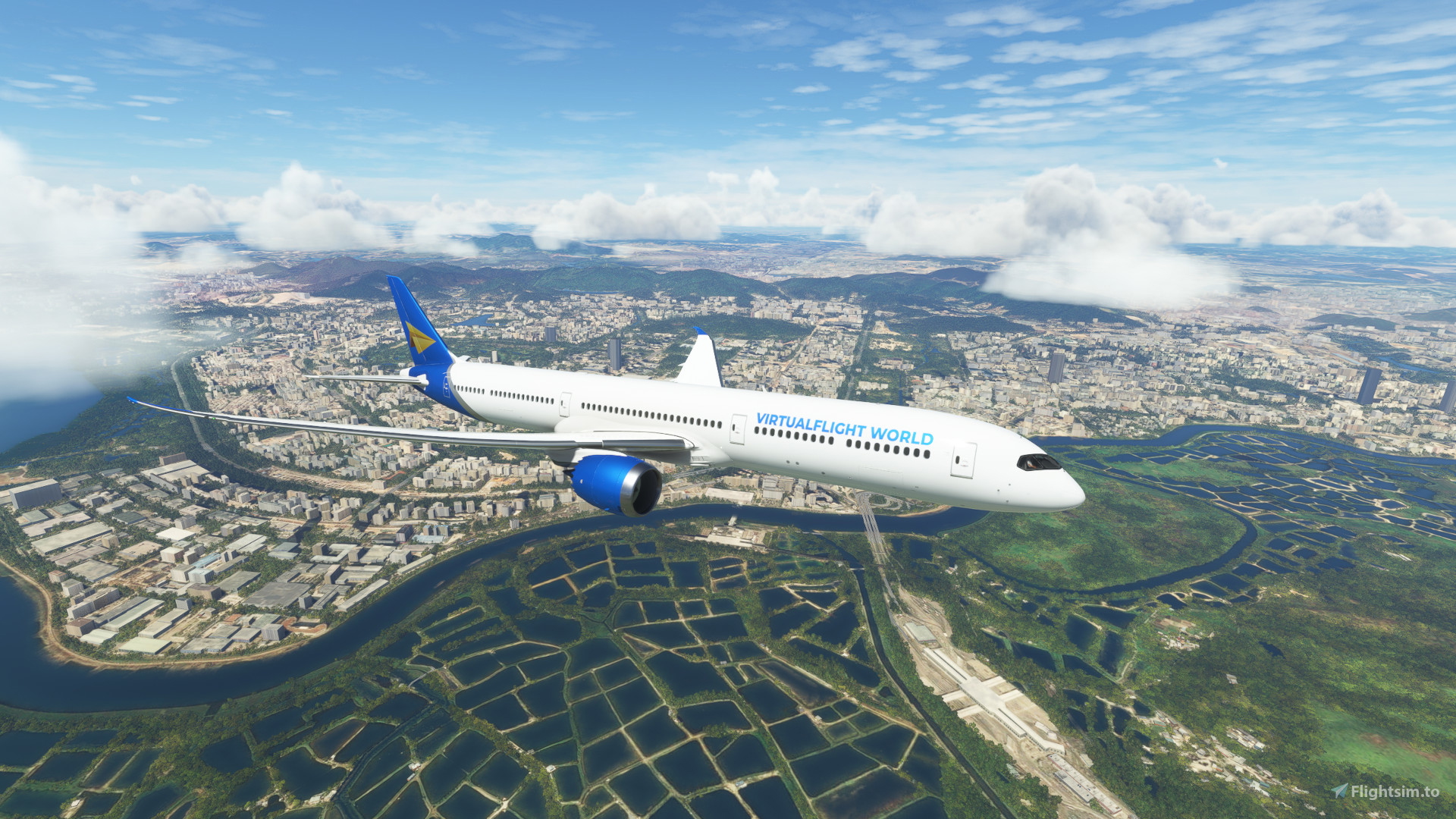 Boeing 787-10 VirtualFlight World Livery » Microsoft Flight Simulator