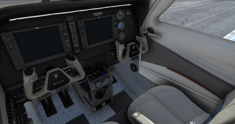 Bonanza Modern Blue / N62JR for Microsoft Flight Simulator | MSFS