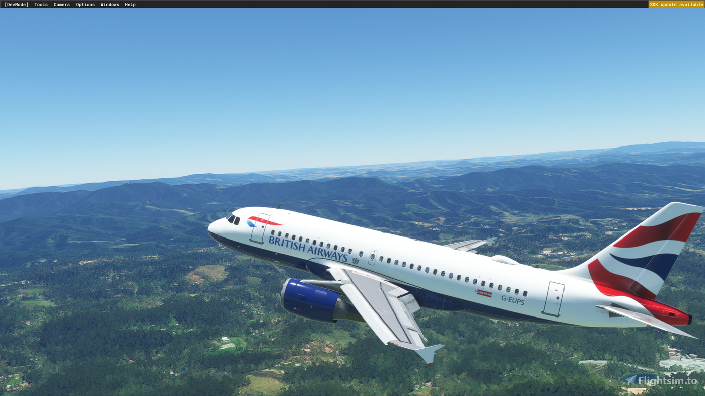 BRITISH AIRWAYS AIRBUS A319-100 LVFR 8K pour Microsoft Flight Simulator ...