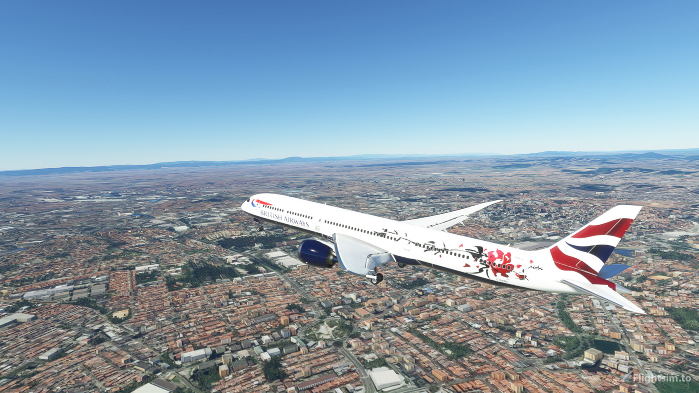 BRITISH AIRWAYS SPECIAL LIVERY 787-10 for Microsoft Flight Simulator | MSFS
