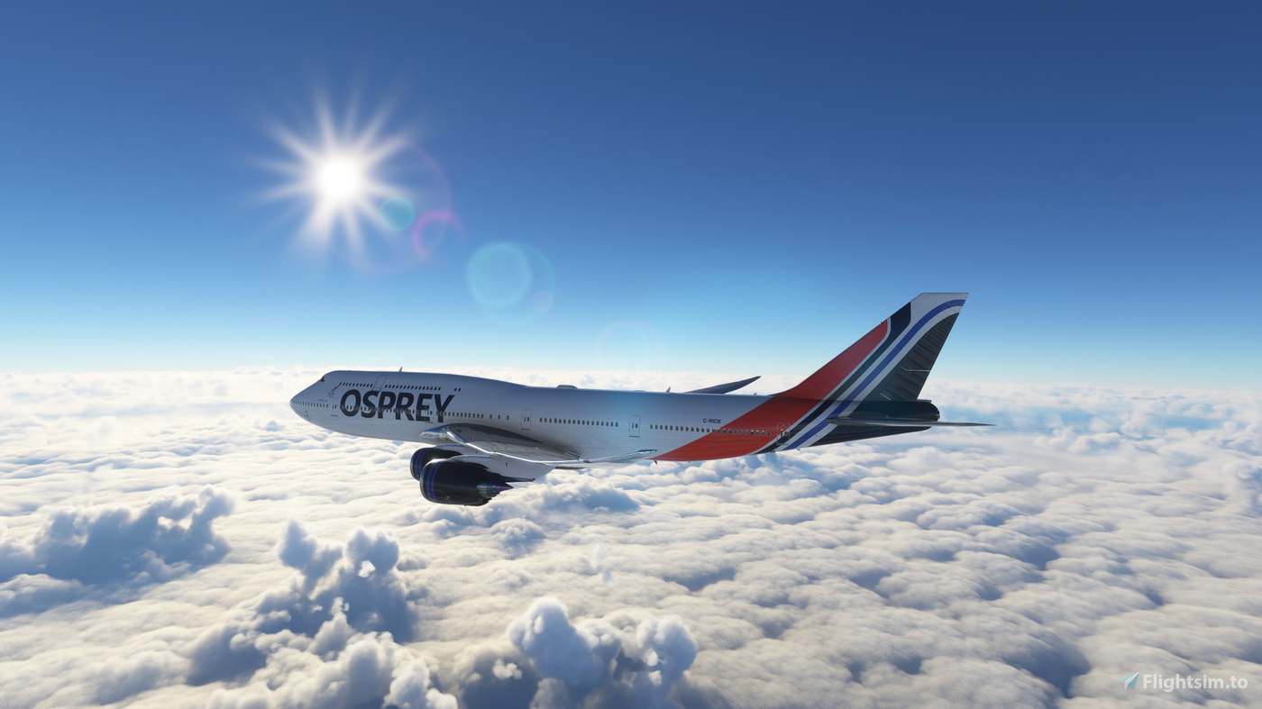 British AvGeek Osprey Salty B747 for Microsoft Flight Simulator | MSFS