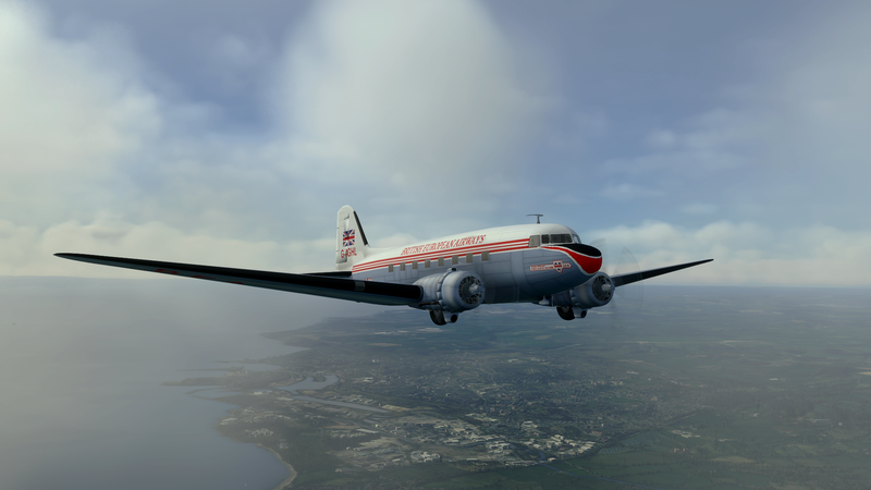 British European Airways DC3 G-AGHL for Microsoft Flight Simulator | MSFS