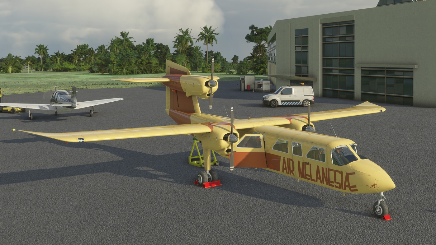 Britten-Norman BN-2A Mk III-1 Trislander Air Melanesiae (#349) VP-PAO ...
