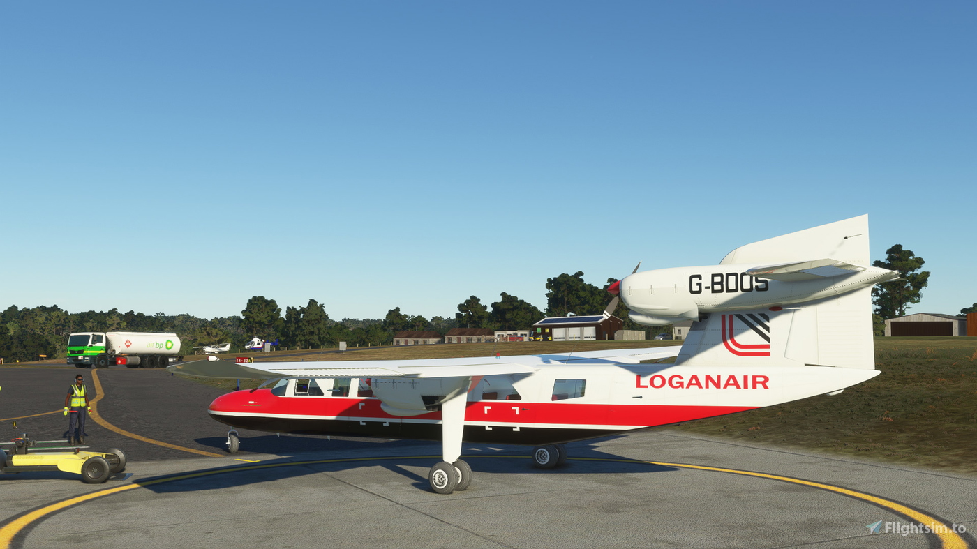 Britten-Norman BN-2A Mk.III-2 Trislander Loganair G-BDOS for Microsoft ...