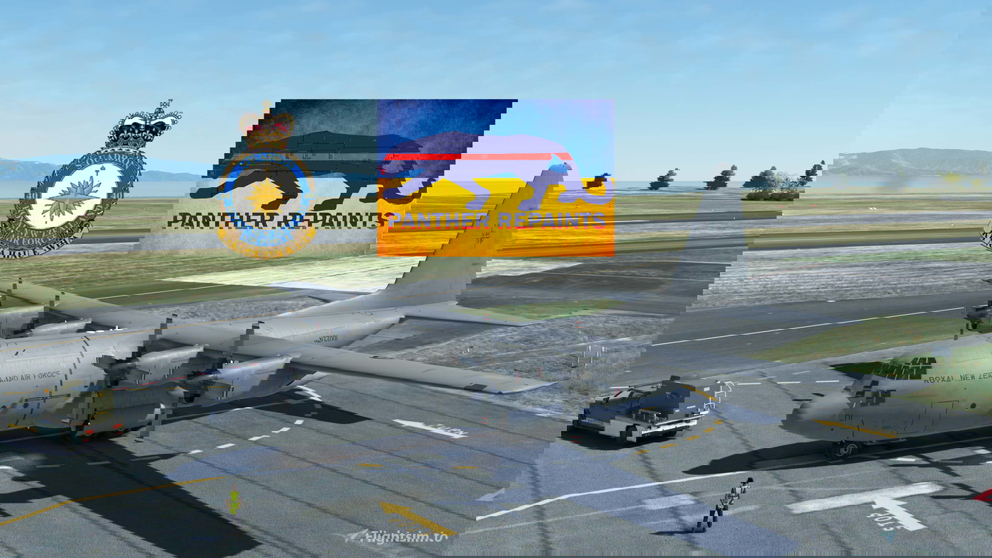C-130 Captain Exterior Royal New Zealand Air Force 40 SQN for Microsoft Flight Simulator | MSFS