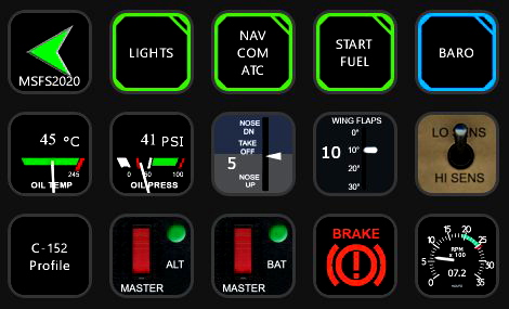 GSX PRO STREAMDECK (XL ONLY) PROFILE to use with AAO for Microsoft ...