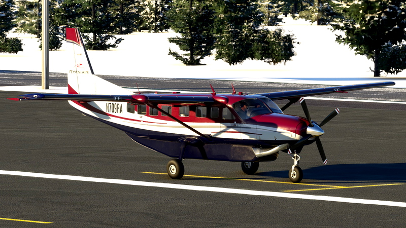 C208 Ryan Air Alaska Asobo/Black Square livery for Microsoft Flight ...