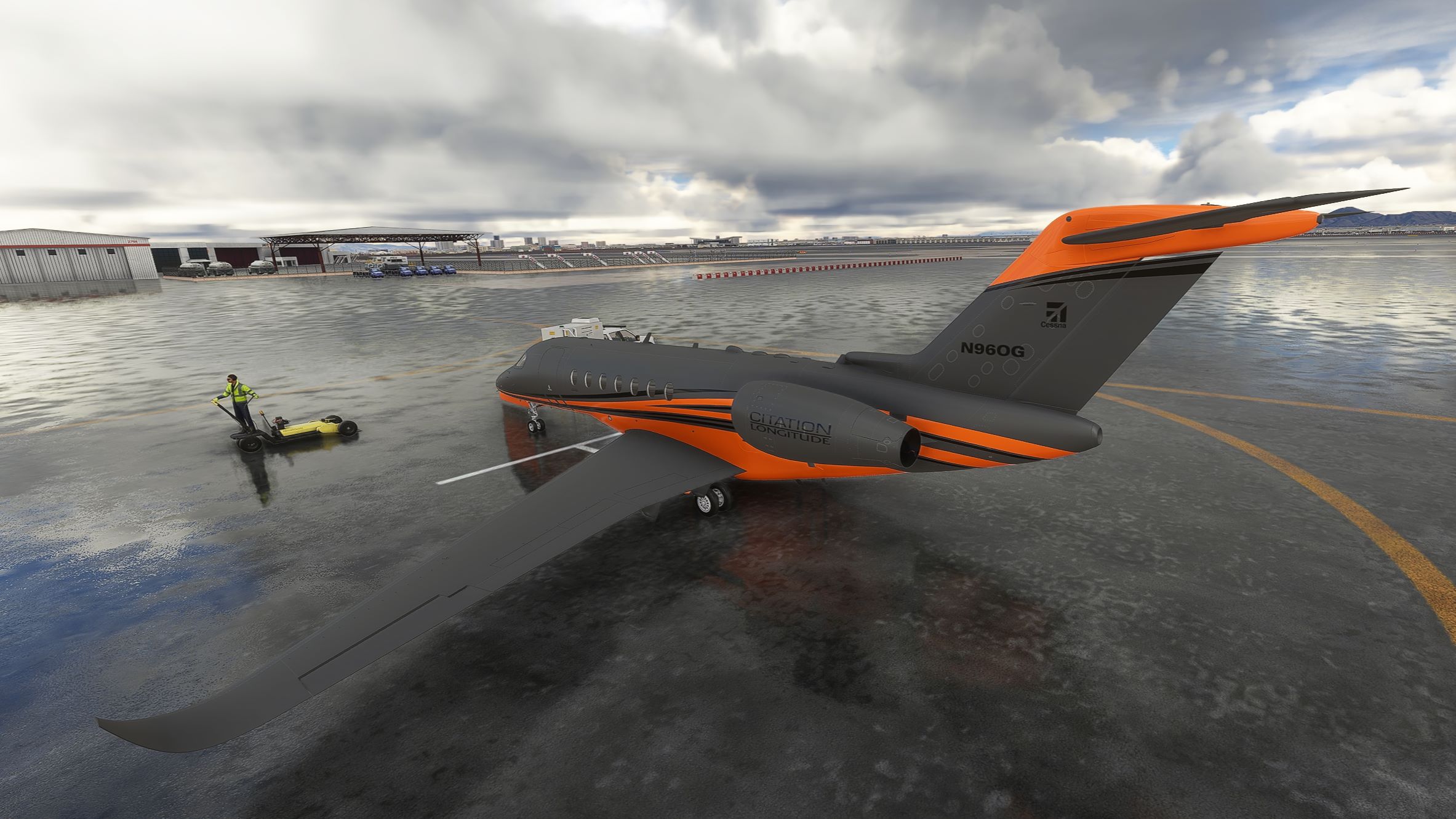 C700 Longitude Grey/Orange "OG" » Microsoft Flight Simulator