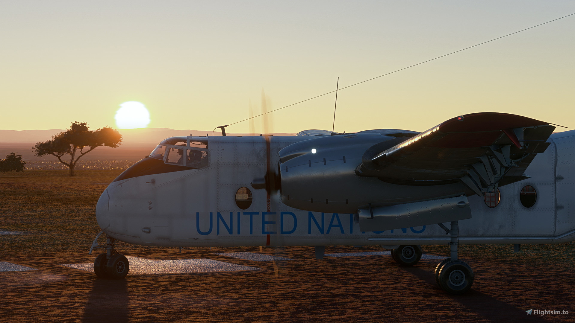 CAF (United Nations) I 5326 I DHC-4 Caribou I 8k for Microsoft Flight Simulator | MSFS