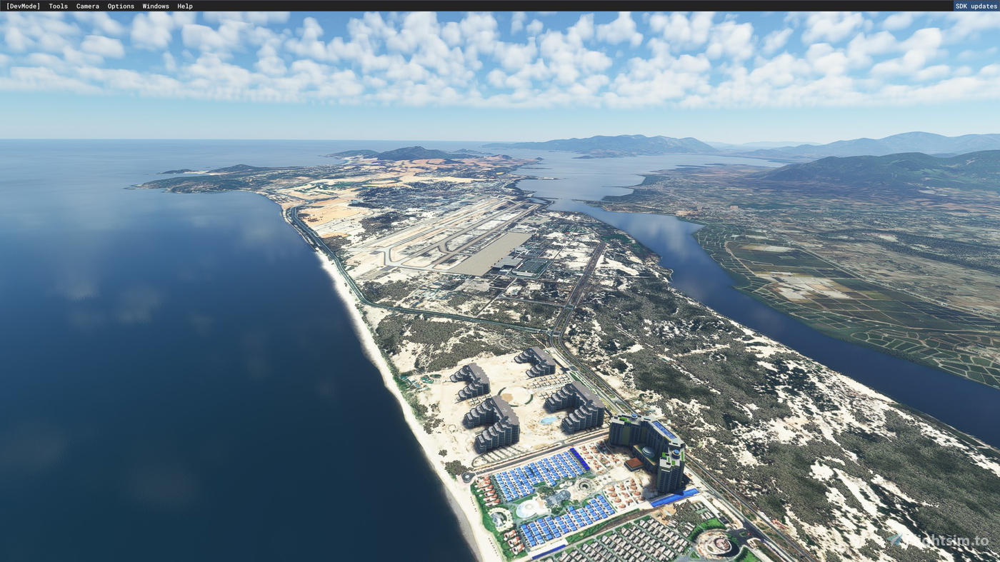 Cam Ranh (VVCR) aerial imagery for Microsoft Flight Simulator | MSFS