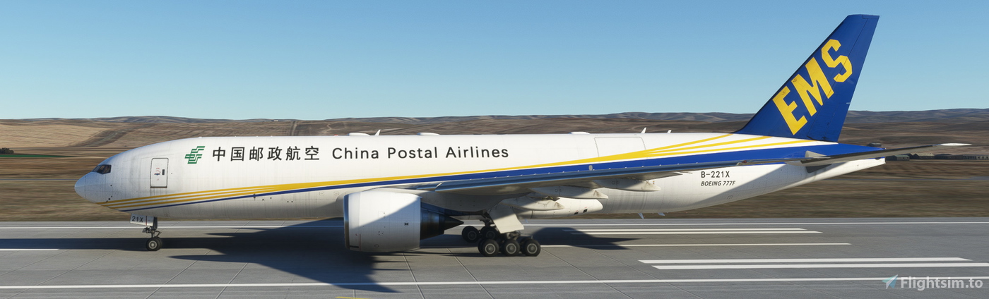 Captain Sim B777F- China Postal-B221X for Microsoft Flight Simulator | MSFS