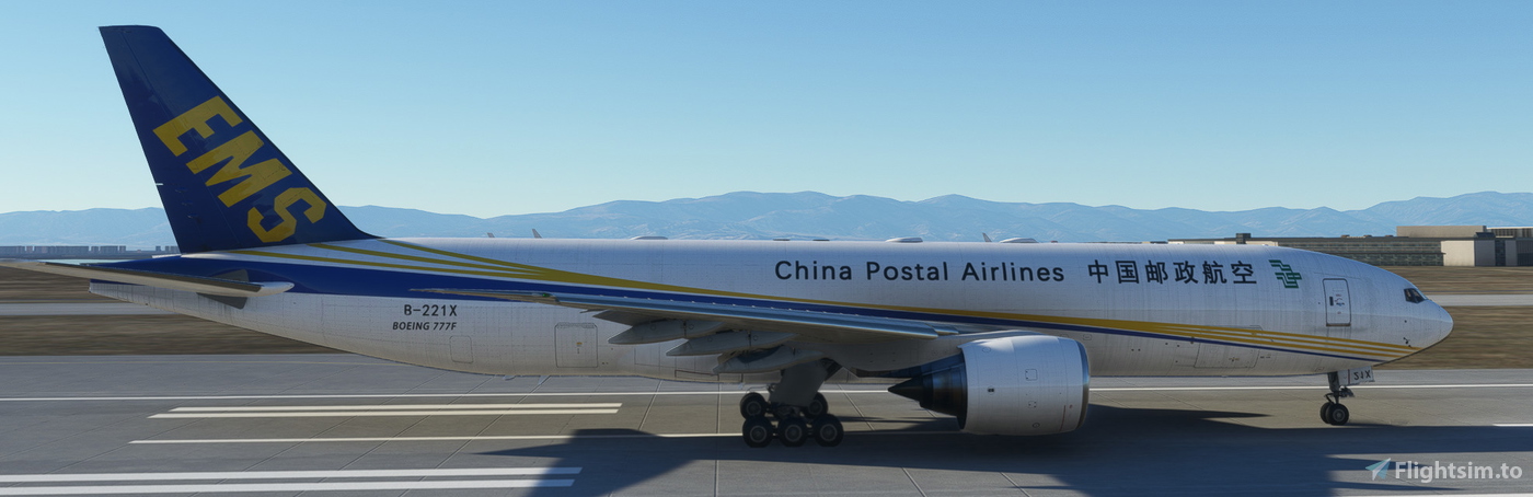 Captain Sim B777F- China Postal-B221X for Microsoft Flight Simulator | MSFS