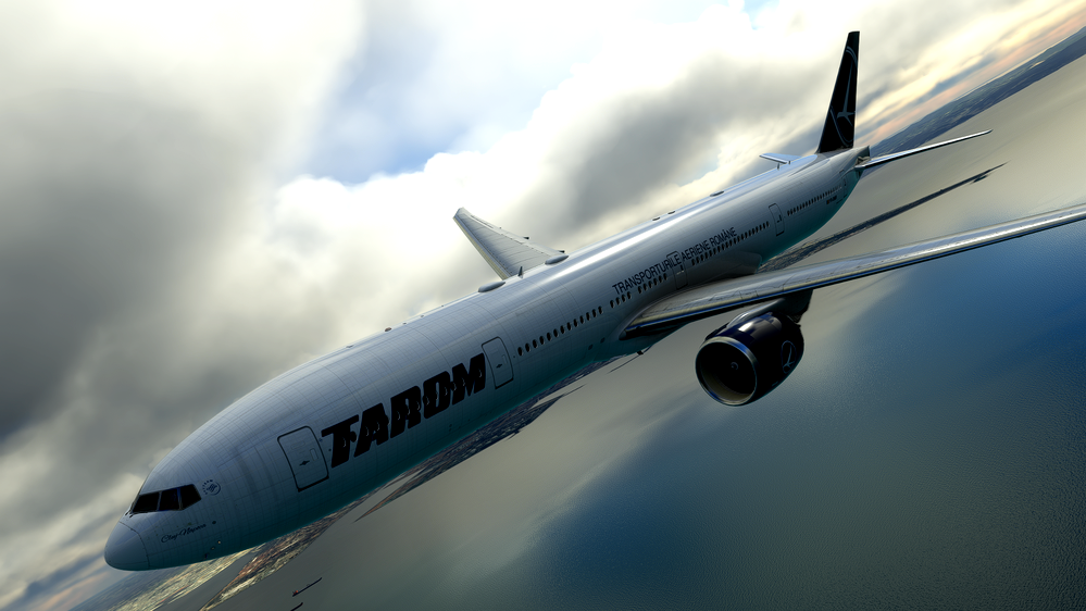 Captain Sim Boeing 777-300ER TAROM Transporturile Aeriene Române のために ...