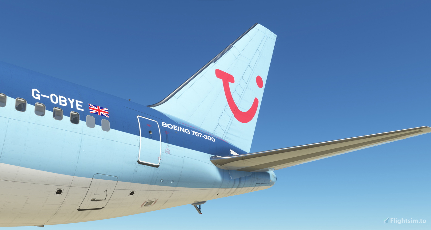 Captainsim 767-304ER Thomson Airways G-OBYE for Microsoft Flight ...