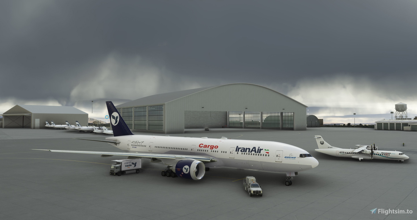CaptainSim_B777F_Iran Air Cargo for Microsoft Flight Simulator | MSFS