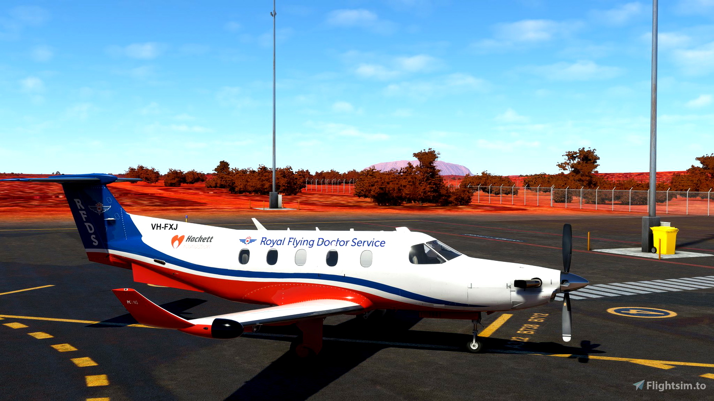 Carenado PC-12 Royal Flying Doctor Service Livery for Microsoft Flight ...