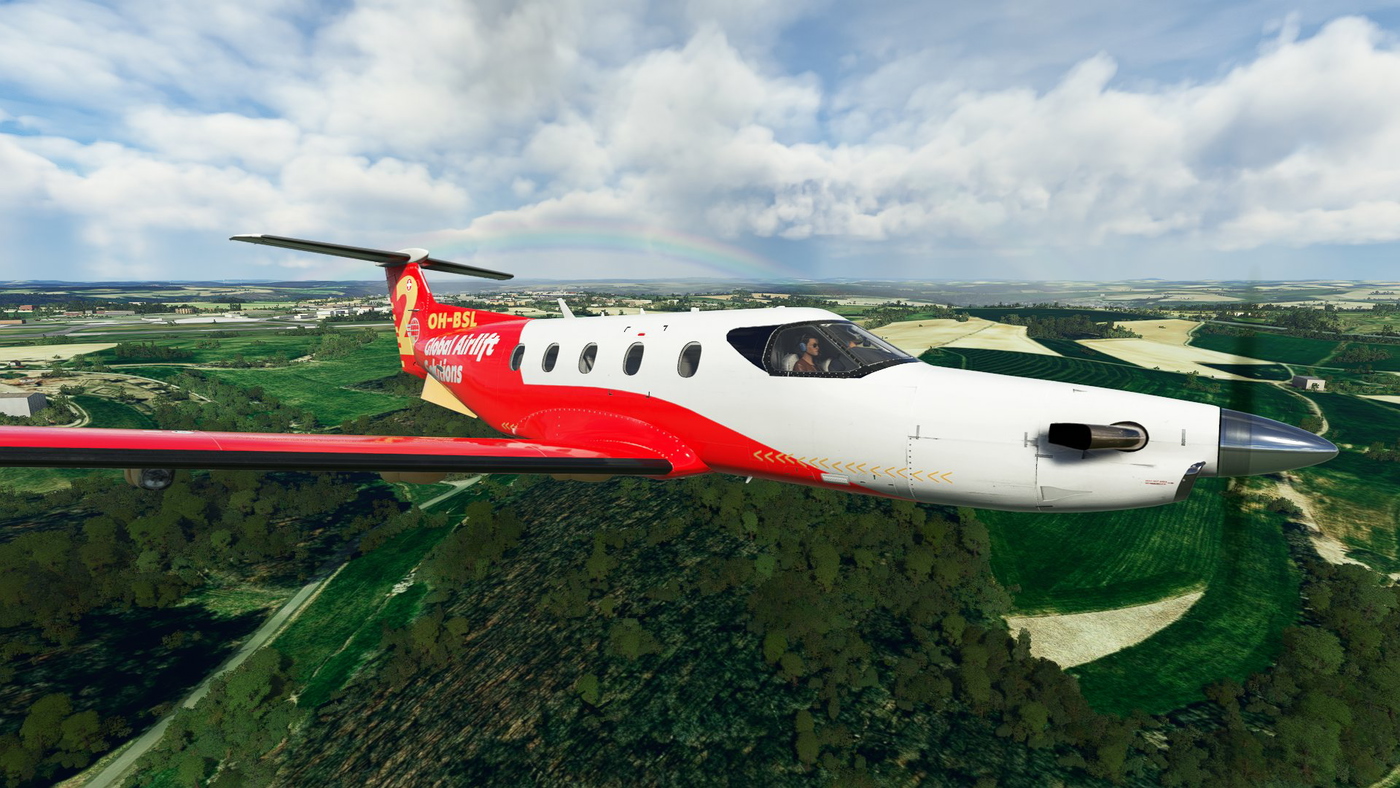 Carenado PC12- 7 FLY OH-BSL for Microsoft Flight Simulator | MSFS