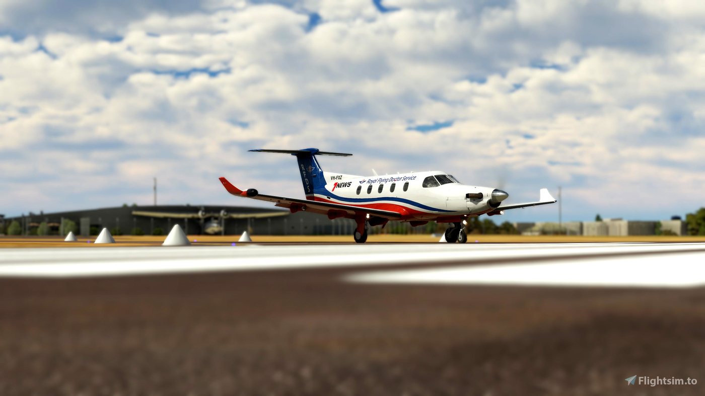 Carenado PC12 - RFDS 7News Livery 对于 Microsoft Flight Simulator | MSFS
