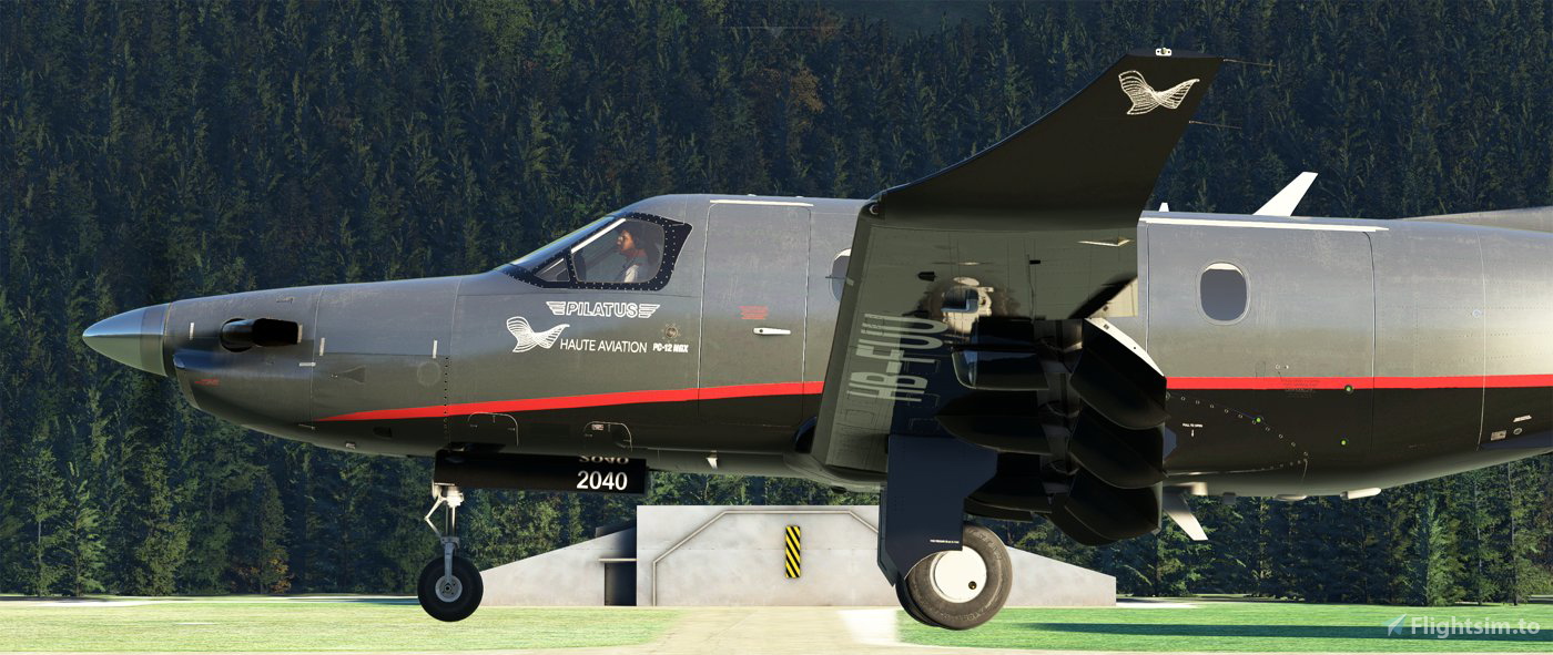 Carenado Pilatus PC-12 "HB-FUU" Haute Aviation for Microsoft Flight Simulator | MSFS
