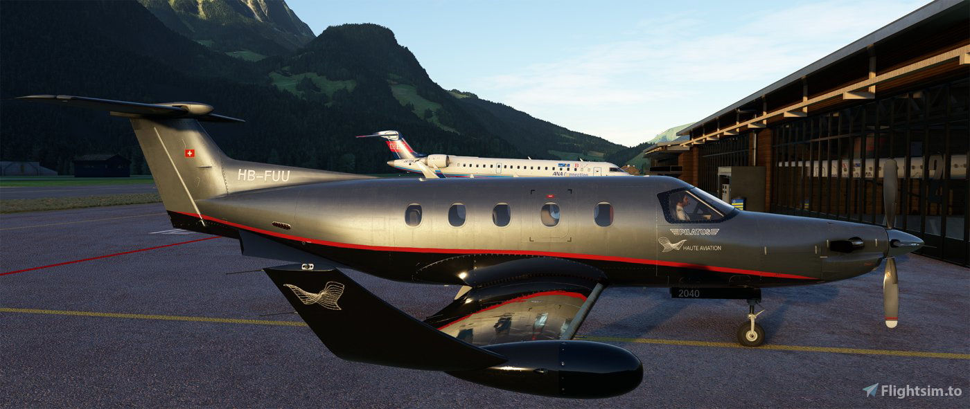 Carenado Pilatus PC-12 "HB-FUU" Haute Aviation for Microsoft Flight Simulator | MSFS