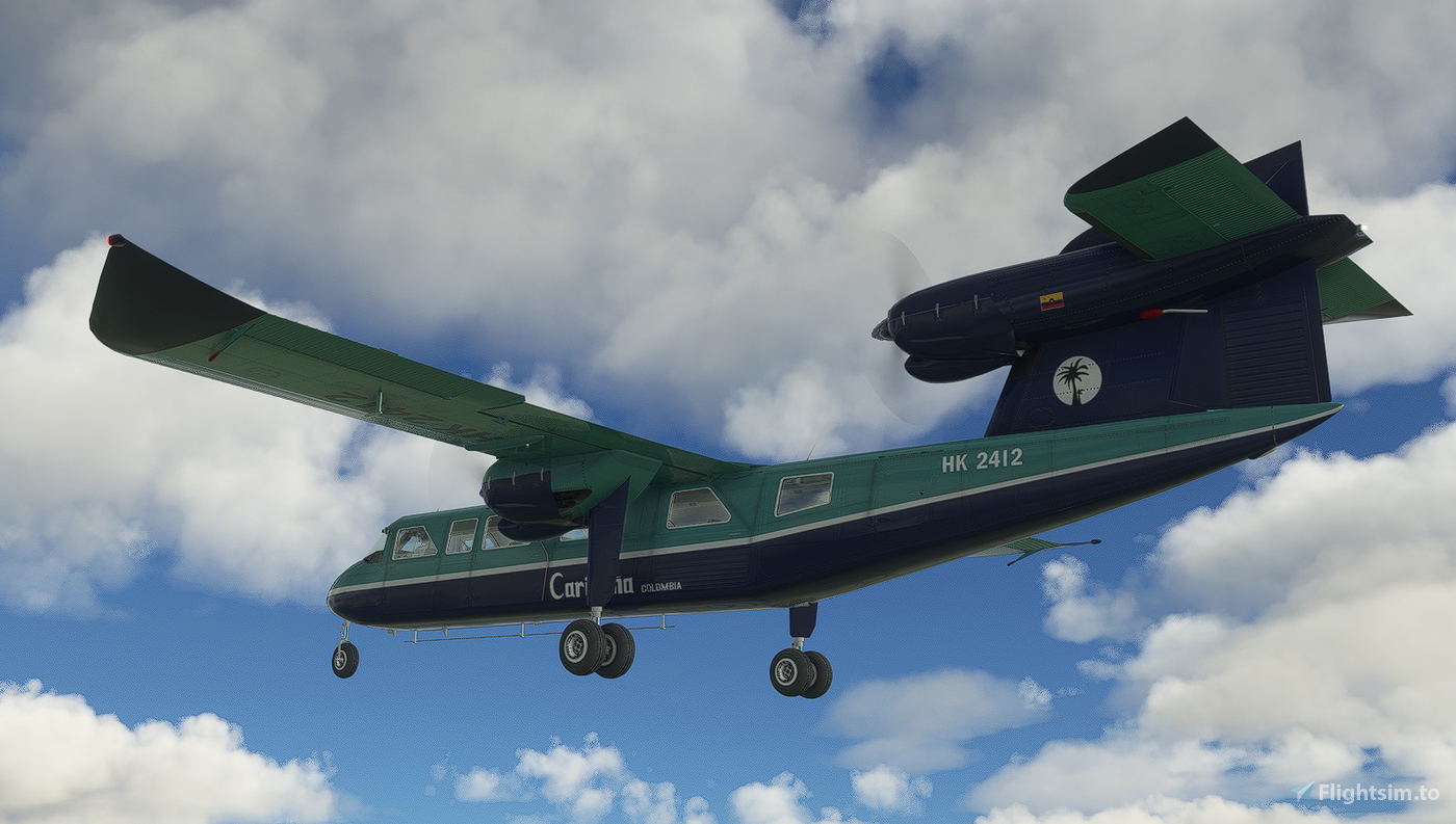 [BlackBox] Caribeña Colombia Britten-Norman BN2-2A Trislander for ...