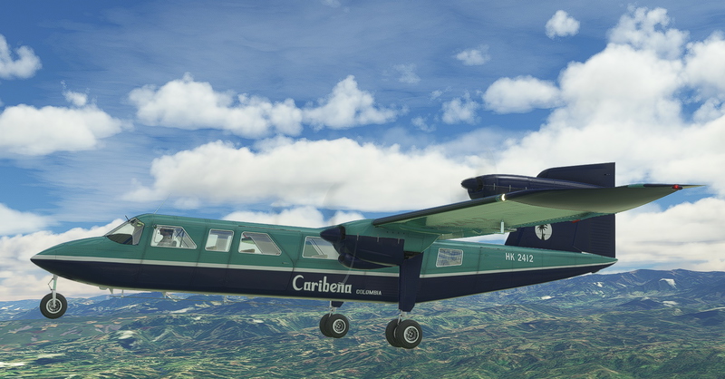 BN2-2A Trislander Liveries for Microsoft Flight Simulator | MSFS
