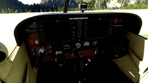 Cessna 172 G1000 Wood Panel for Microsoft Flight Simulator | MSFS