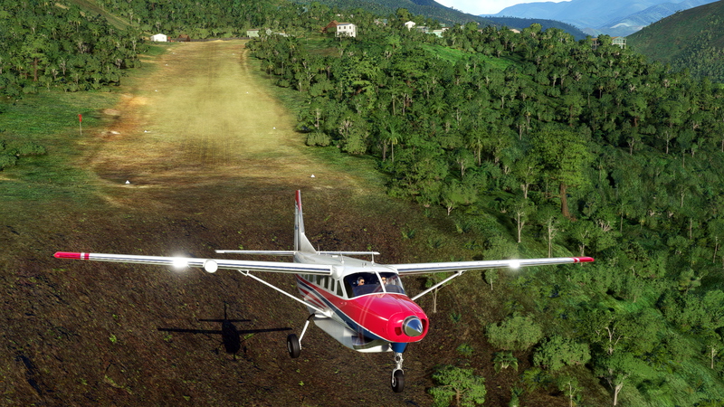 Cessna 208 repaint as MAF P2-MAF for Microsoft Flight Simulator | MSFS