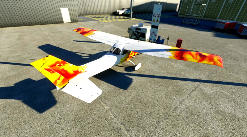 Cessna C172 (G1000/classic) fire_pack for Microsoft Flight Simulator | MSFS