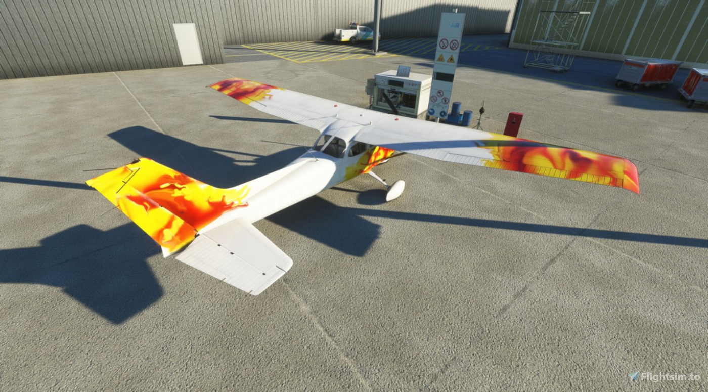 Cessna C172 (G1000/classic) fire_pack for Microsoft Flight Simulator | MSFS