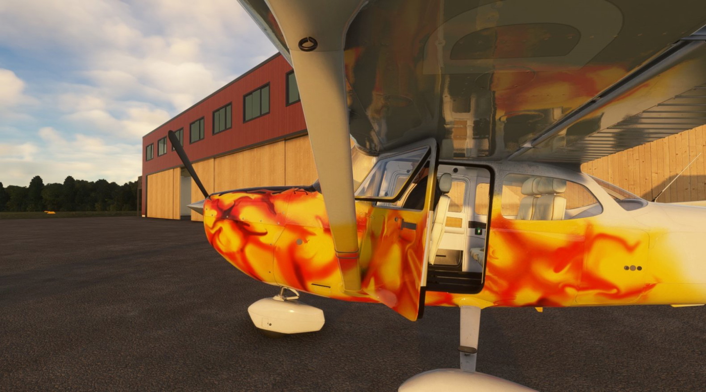 Cessna C172 (G1000/classic) fire_pack for Microsoft Flight Simulator | MSFS