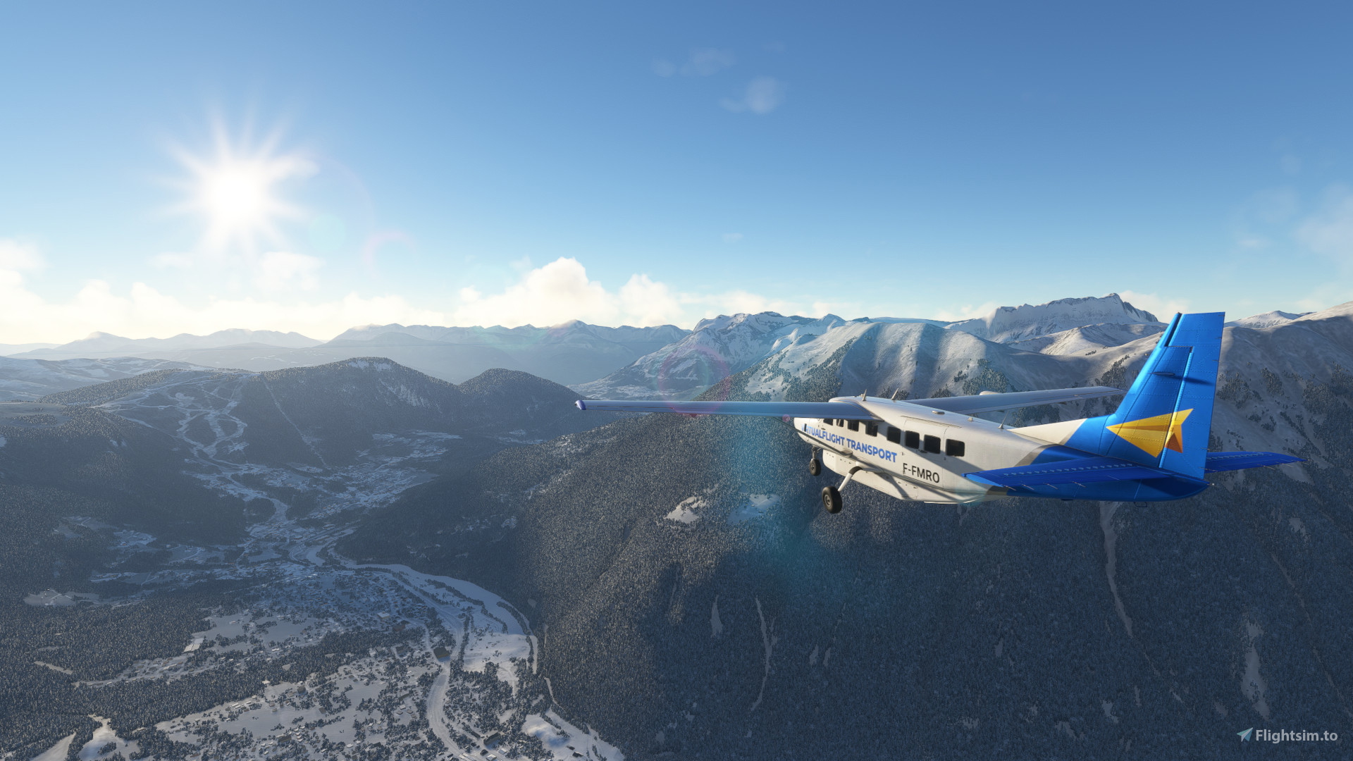 Cessna C208B Grand Caravan - Virtual Flight Transport Livery for ...